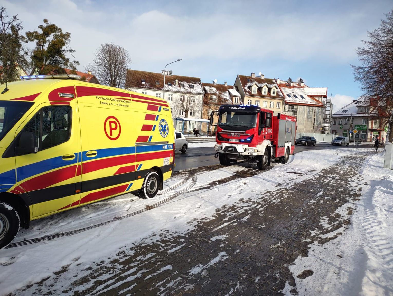 Potrącenie pieszego na pasach